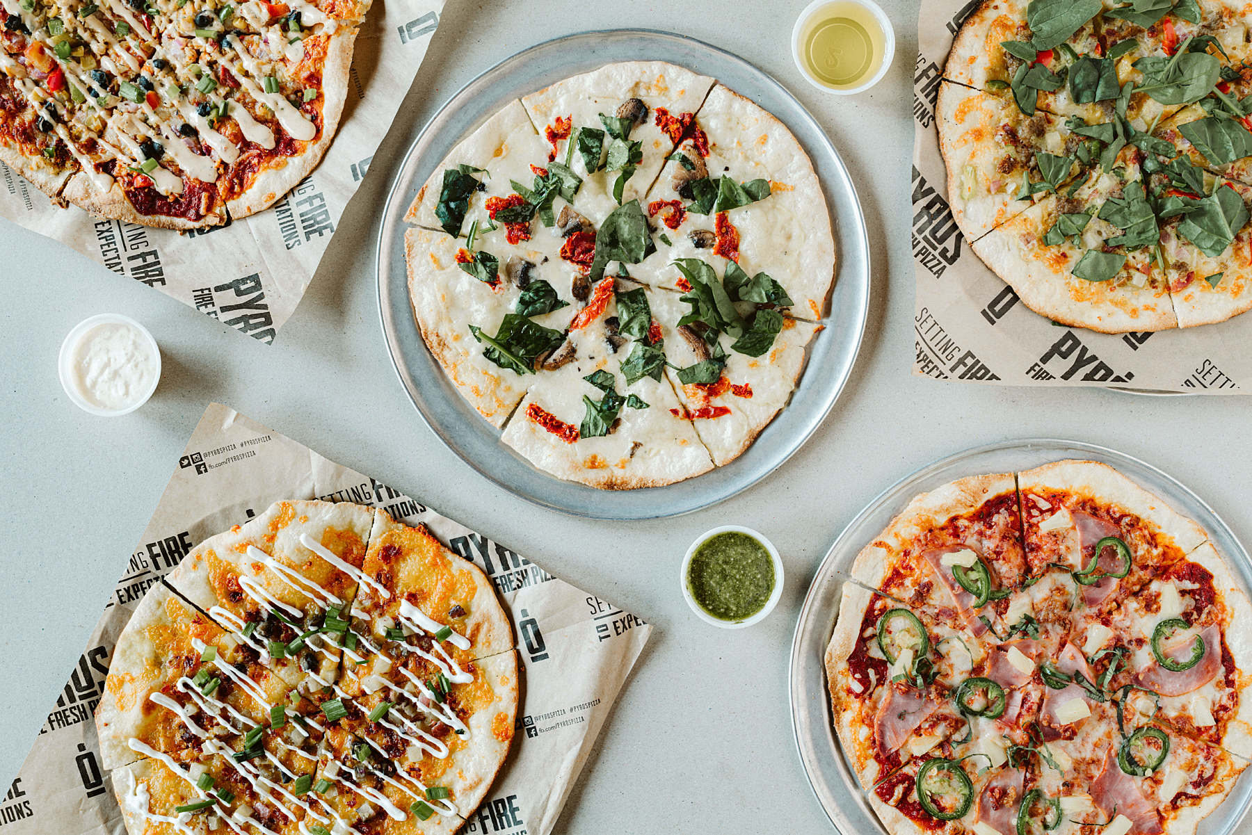 Full Menu | Pyro's Fire Fresh Pizza