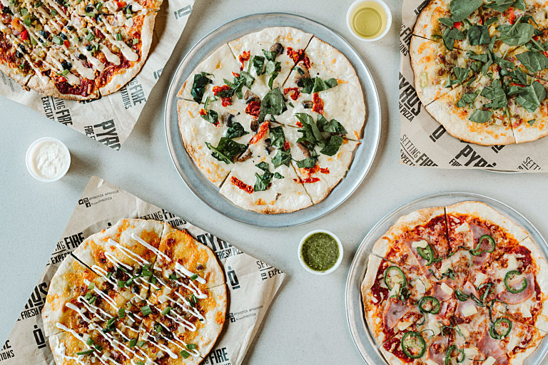 Full Menu | Pyro's Fire Fresh Pizza