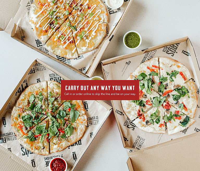 Pizza for your People | Pyro's Fire Fresh Pizza